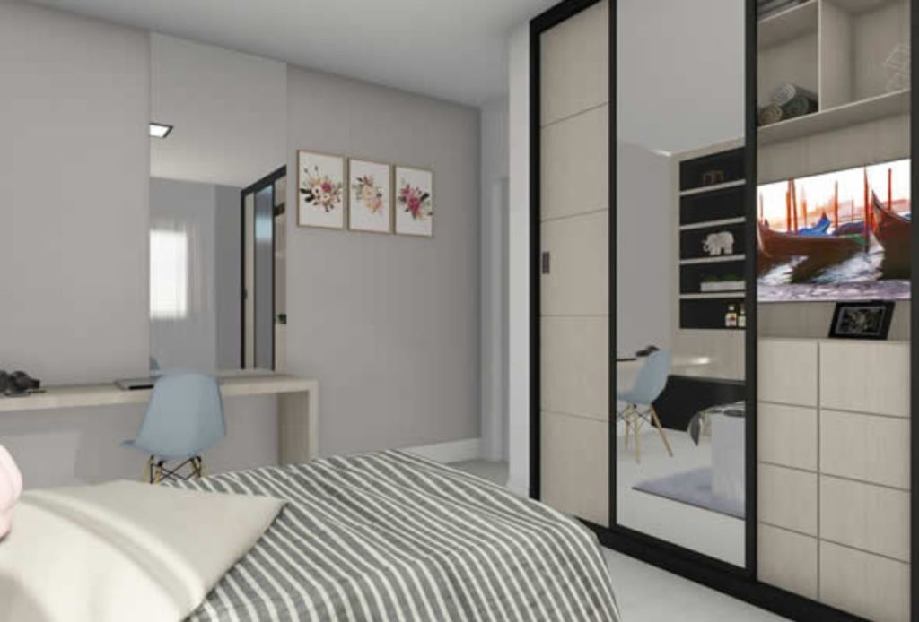 Home Design 12x30 Meters 3 Bedrooms - Home Ideas