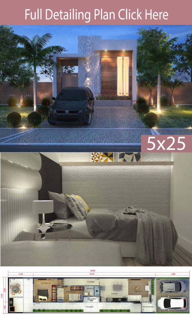Home Design 5x25 Meters - Home Ideas