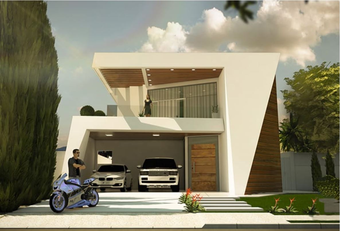 Modern Home Design 12x30 Meters 3 Bedrooms Home Ideas