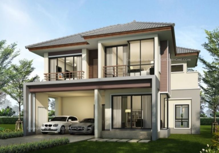 Home design plan 12.7x12m with 3 bedrooms - Home Ideas