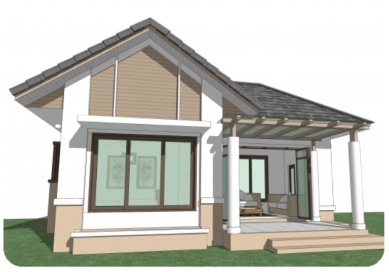 Home design plan 9x7m with one bedroom - Home Ideas
