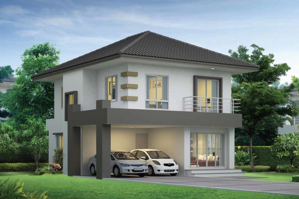 House design plans 8.5x9.5m with 4 bedrooms - Home Ideas