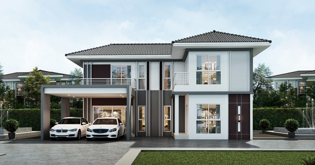 House Plans Design Idea 13.5x8 with 3 bedrooms - Home Ideas