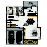 House design Plans Idea 10x9.5 with 5 bedrooms - Home Ideas