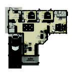 House design Plans 15.5x14 with 3 bedrooms - Home Ideas
