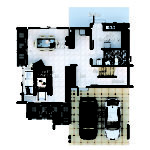 House design plans idea 10x12 with 3 bedrooms - Home Ideas